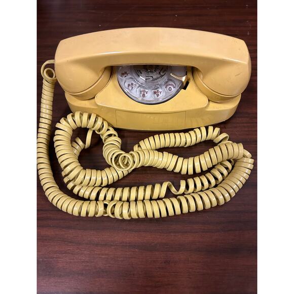 Bell system | Accessories | Bell System Yellow Rotary Dial Princess ...